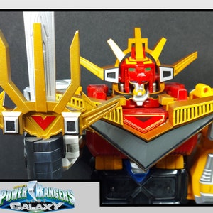 Power Rangers Lost Galaxy Deluxe Galaxy Megazord Lights of - Etsy