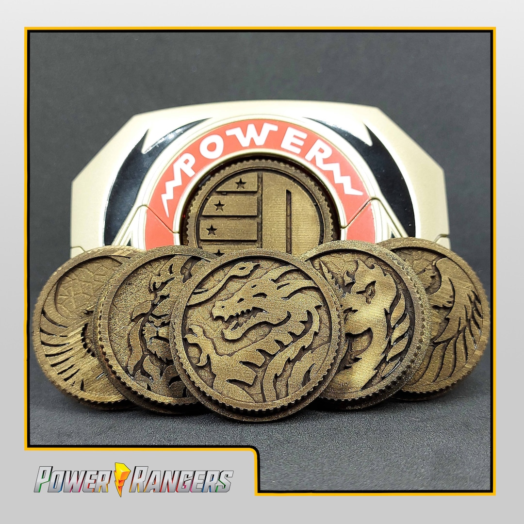 Power Rangers Thunderzords - Gosei Sentai Dairanger Power Coins [legacy ...