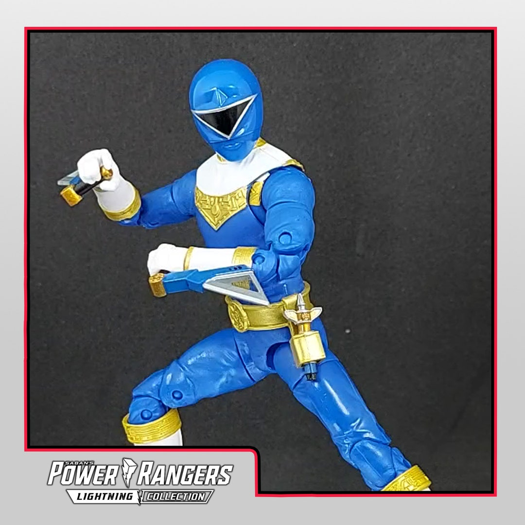Power Rangers Zeo Zeo Blue Tonfas Lightning Collection Accessories - Etsy