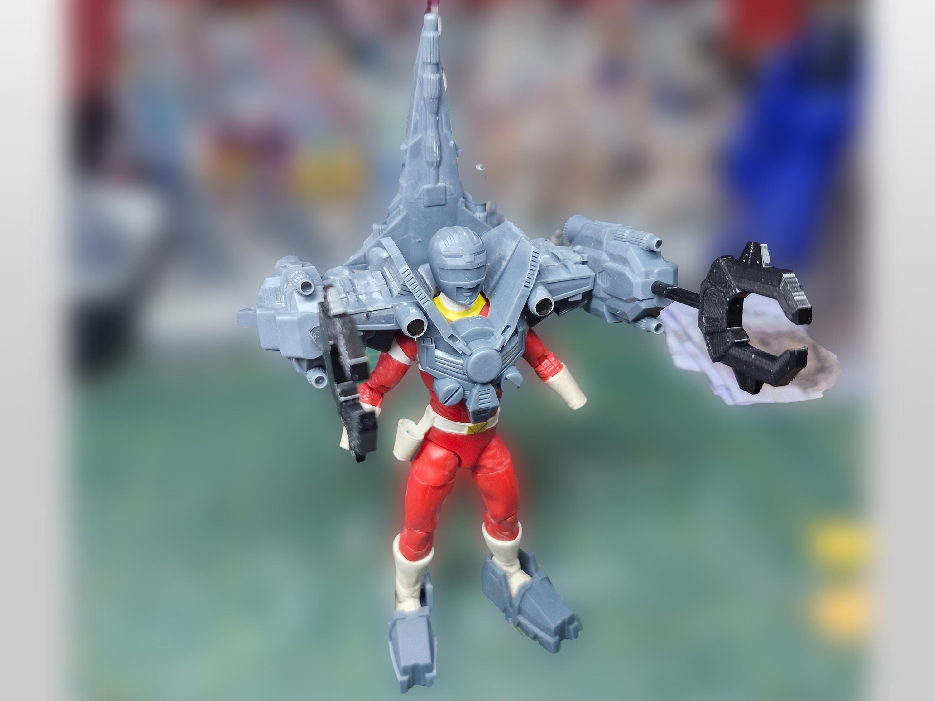 Power Rangers Lost Galaxy - Red Ranger Battlizer | Lightning Collection ...