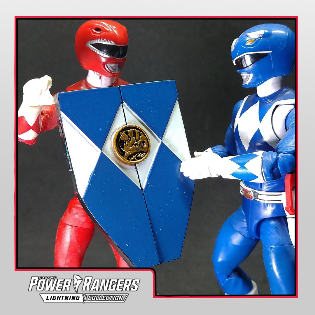 Mighty Morphin Power Rangers Mirror Shield | Lightning Collection ...