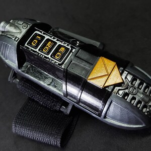 3D Printed & Painted Power Rangers in Space Battlizer Gauntlet ...