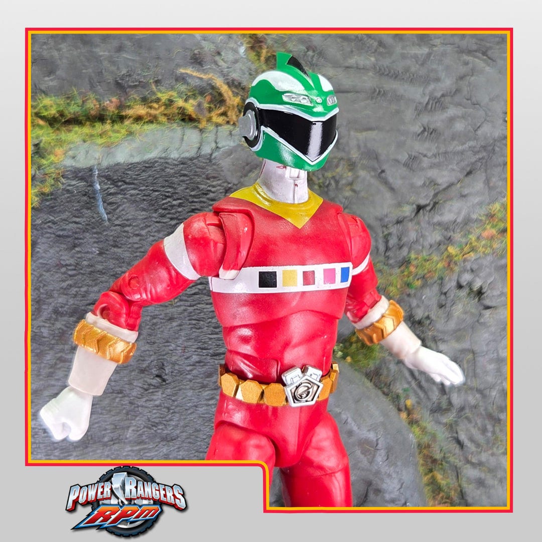 Power Rangers R.P.M - Ranger Operator Series Green / Engine Sentai Go ...