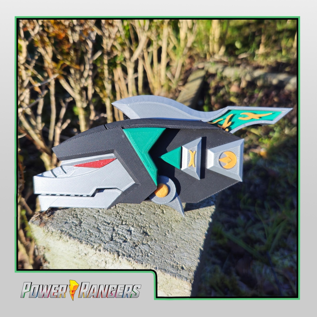 3D Printed Power Rangers Dragon Morpher | Display Prop - Etsy