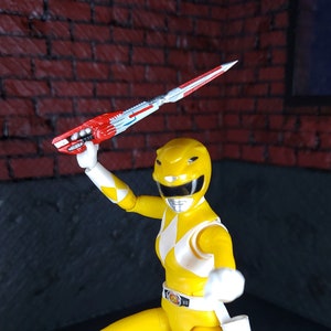 Mighty Morphin Power Rangers - Blade Blaster - Blade Mode - Lightning ...