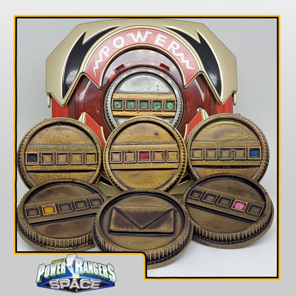 Power Rangers in Space Coin - Etsy