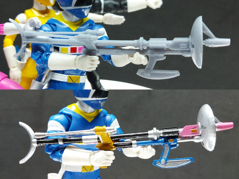 Power Rangers in Space Combined Weapons Quadro Blaster - Etsy