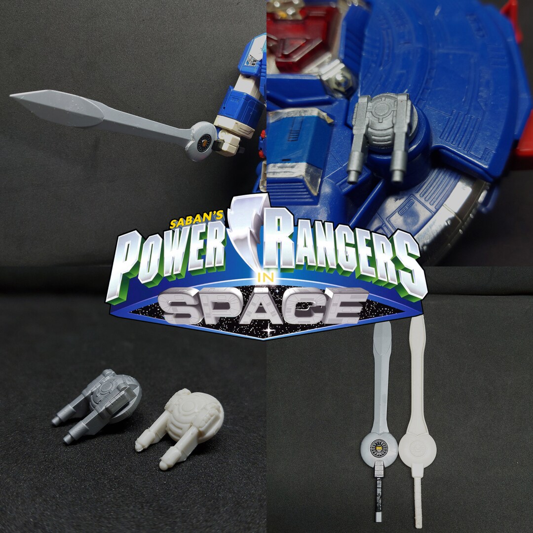 Power Rangers in Space Deluxe Astro Megazord 3D Printed Parts [1998] - Etsy