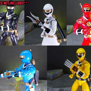 Power Rangers Alien Rangers Ninja Sentai Kakuranger Lightning ...