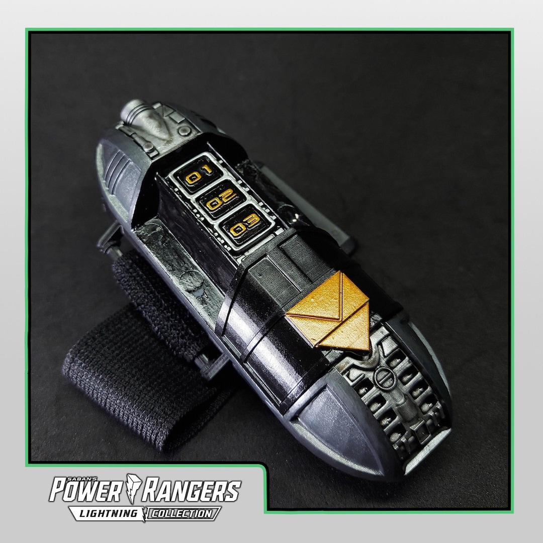 3D Printed & Painted Power Rangers in Space Battlizer Gauntlet ...