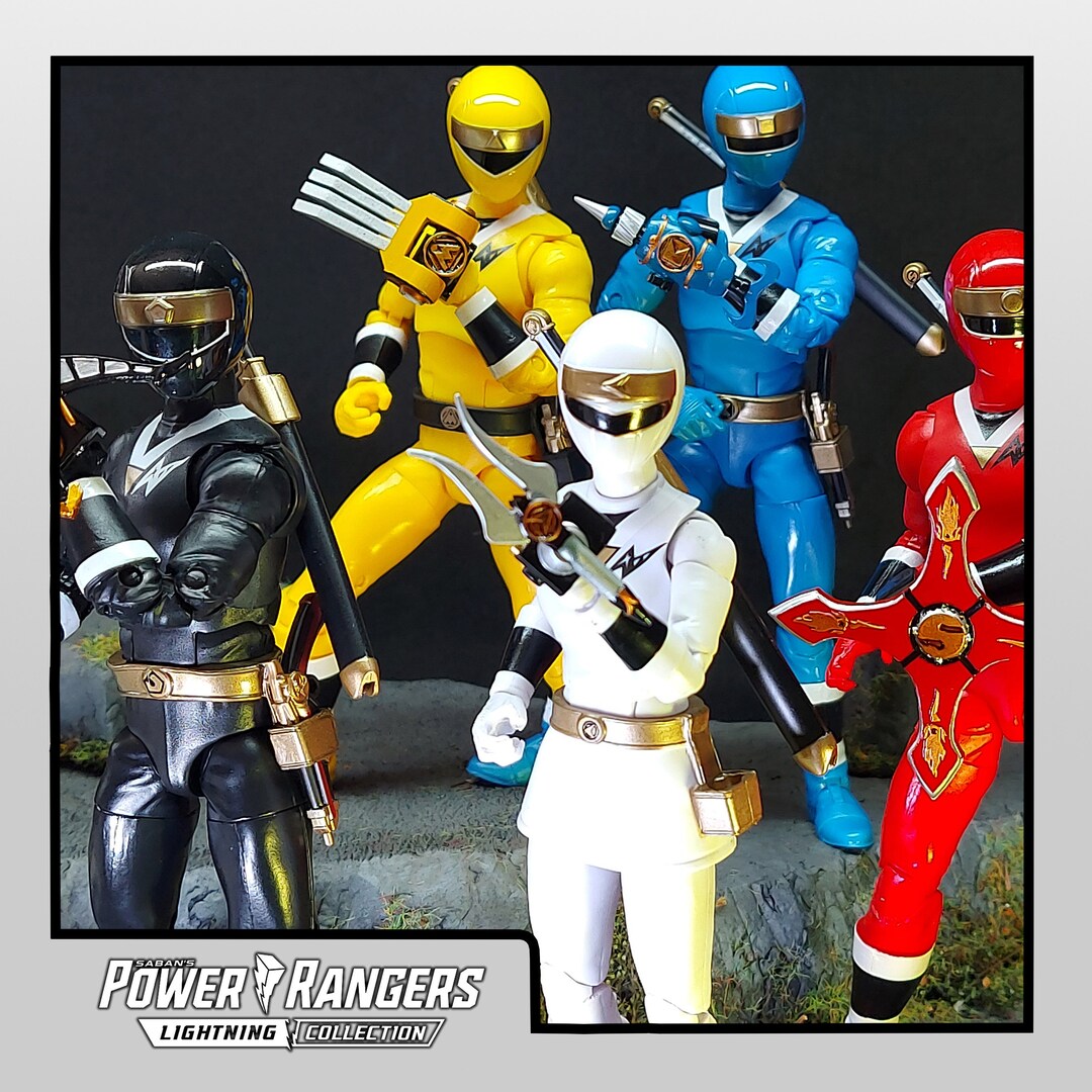 Power Rangers Alien Rangers Ninja Sentai Kakuranger Lightning ...