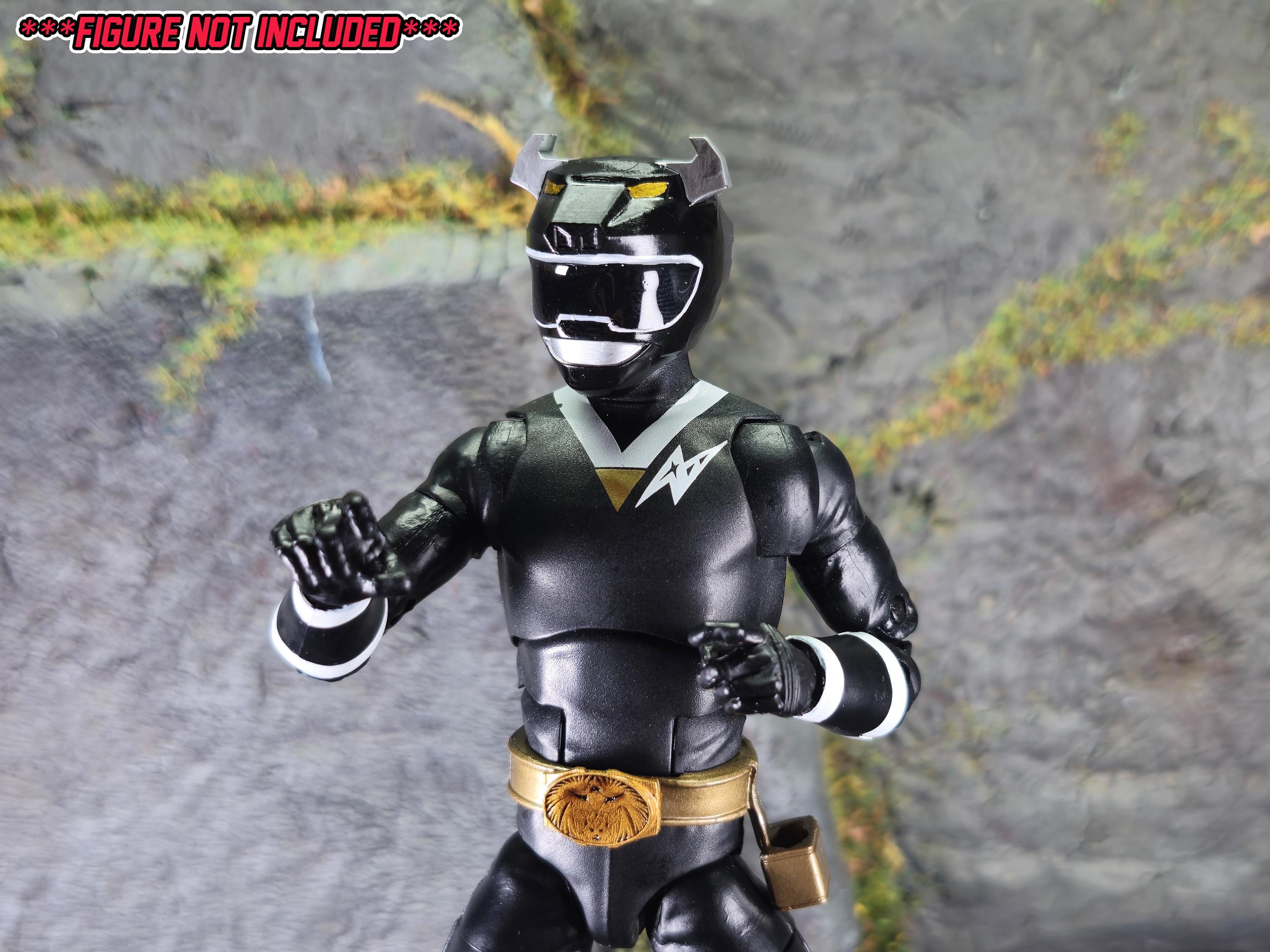 Black Wild Force / Gaoranger Ranger Helmet | Lightning Collection / 1: ...