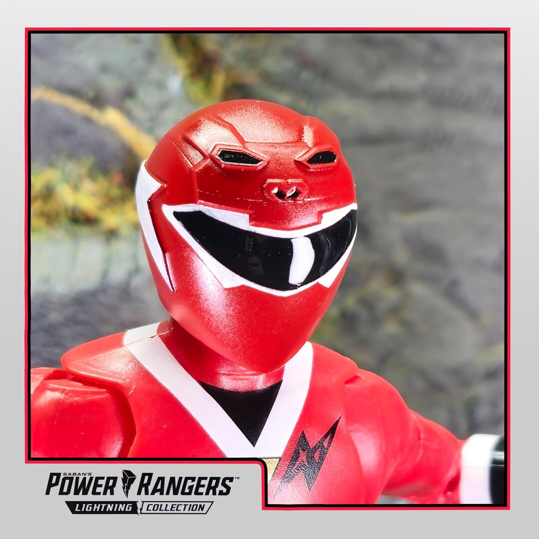 Ninjetti Ape Helmet | Lightning Collection Custom | Power Rangers | 3D ...