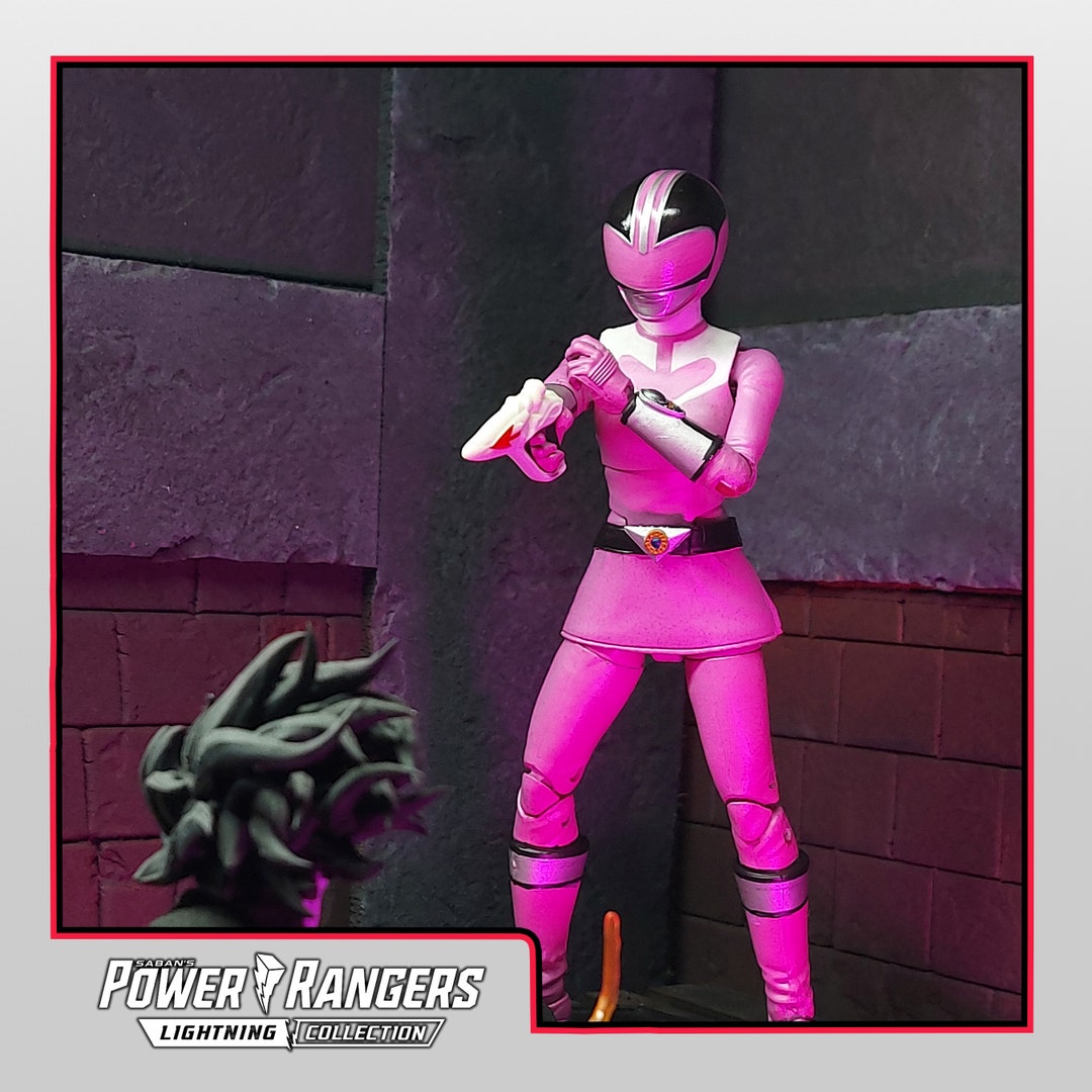 Pink Time Force Ranger Helmet | Lightning Collection Accesory | 3D ...