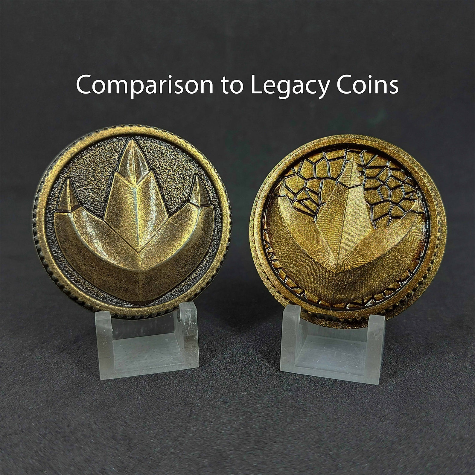 Power Rangers Master Morpher Tommy Oliver Power Coins | Etsy
