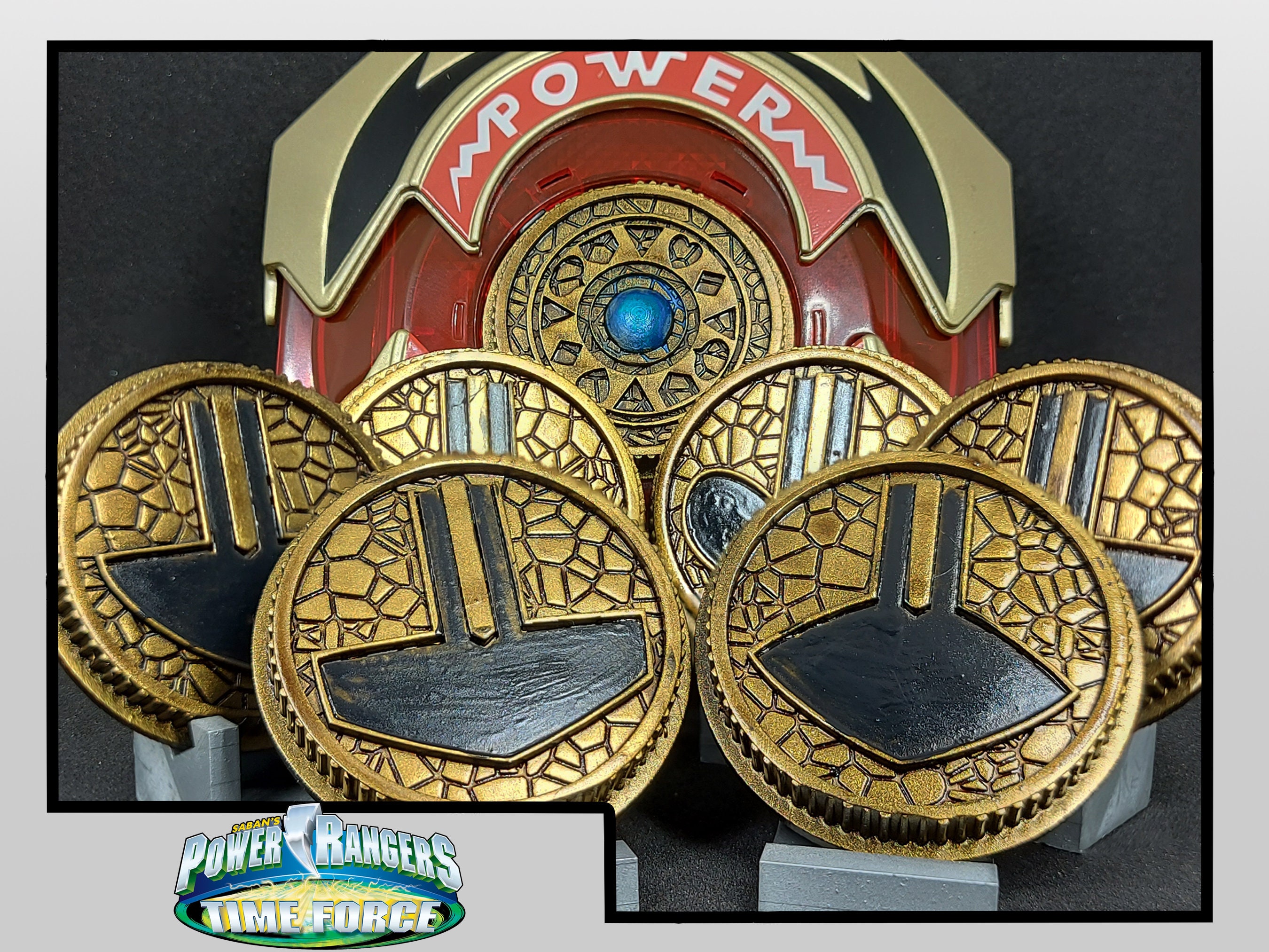 Power Rangers Time Force Mirai Sentai Timeranger Power Coins - Etsy