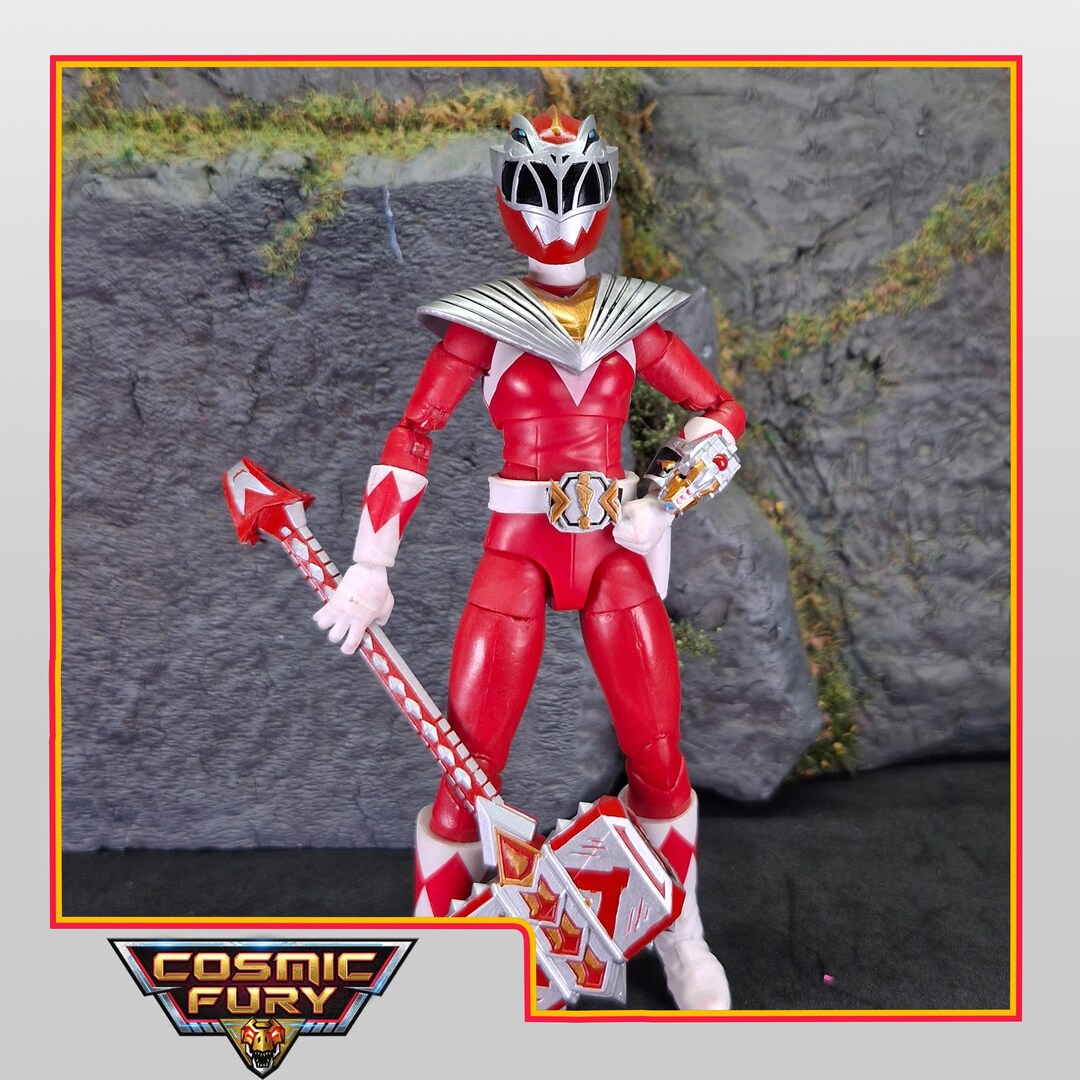 Power Rangers Cosmic Fury - Red Ranger Conversion Kit | Lightning ...