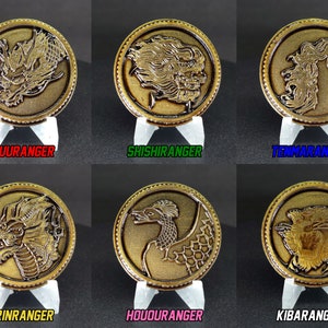 Gosei Sentai Dairanger Lai Lai Crystal Power Coins [legacy Morpher ...