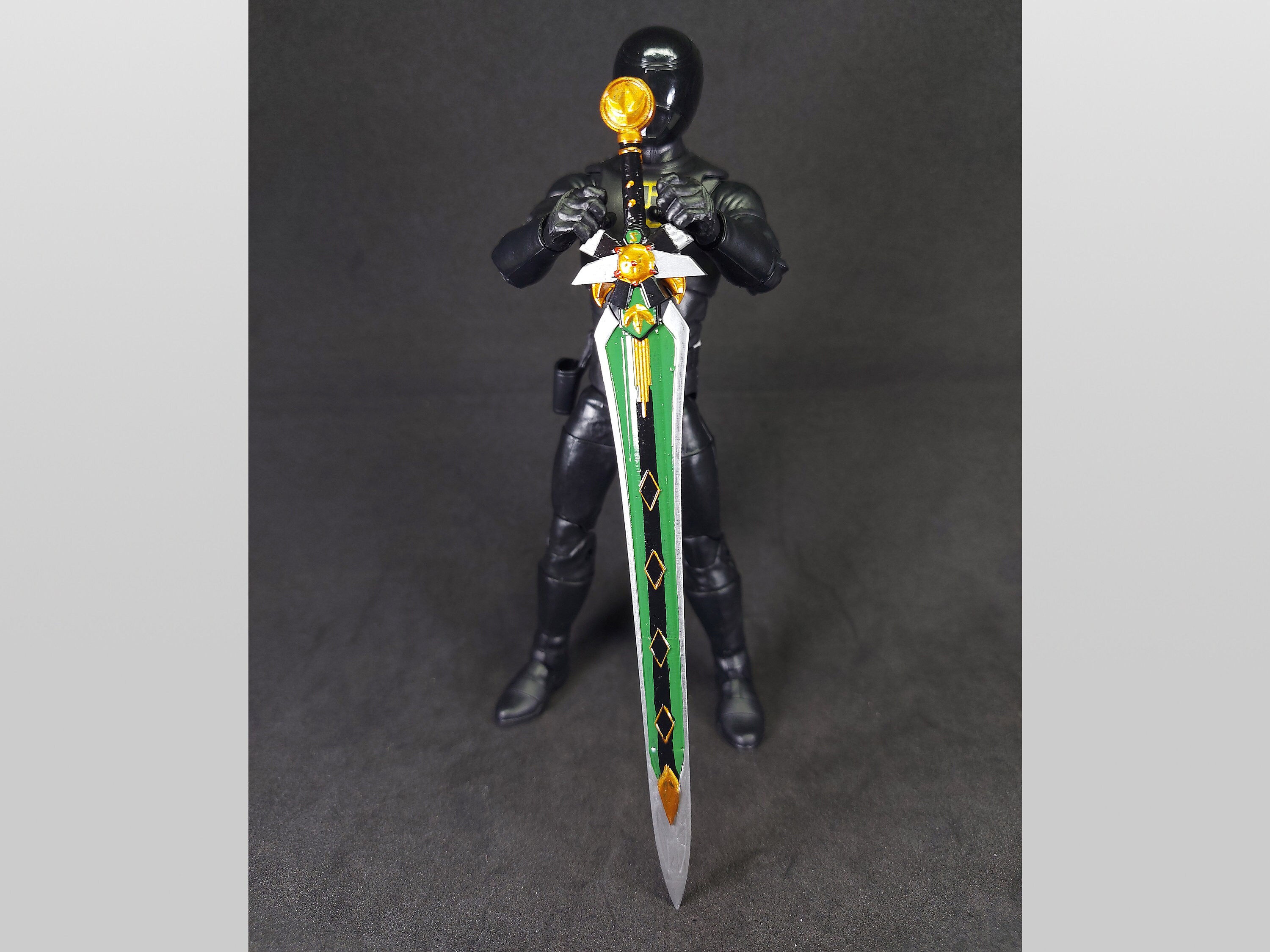 Mighty Morphin Power Rangers Dragon Sword Lightning - Etsy México