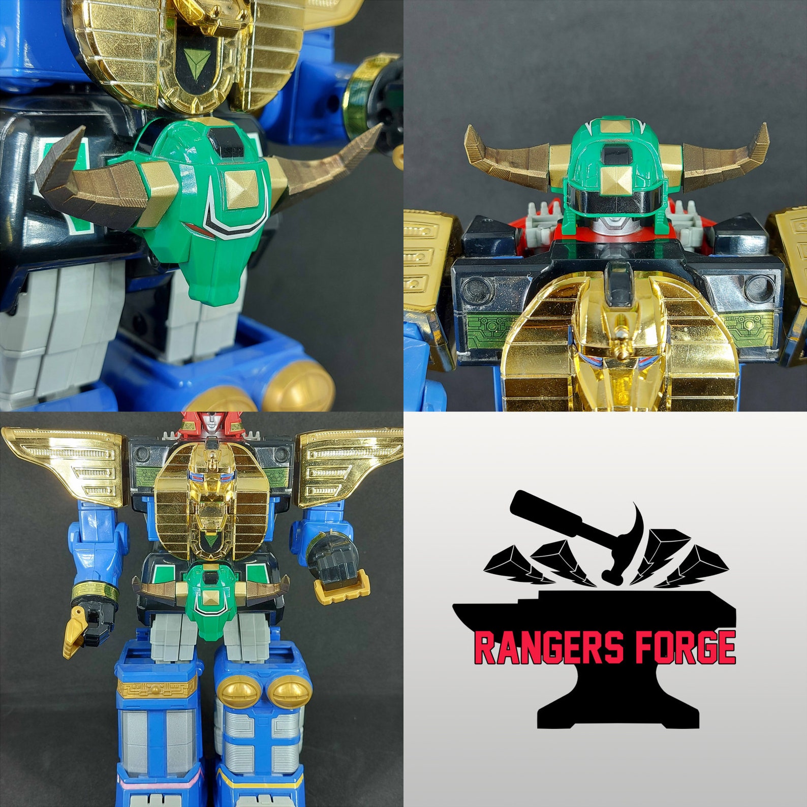 Power Rangers ZEO Deluxe Megazord 3D Printed Parts 1996 | Etsy