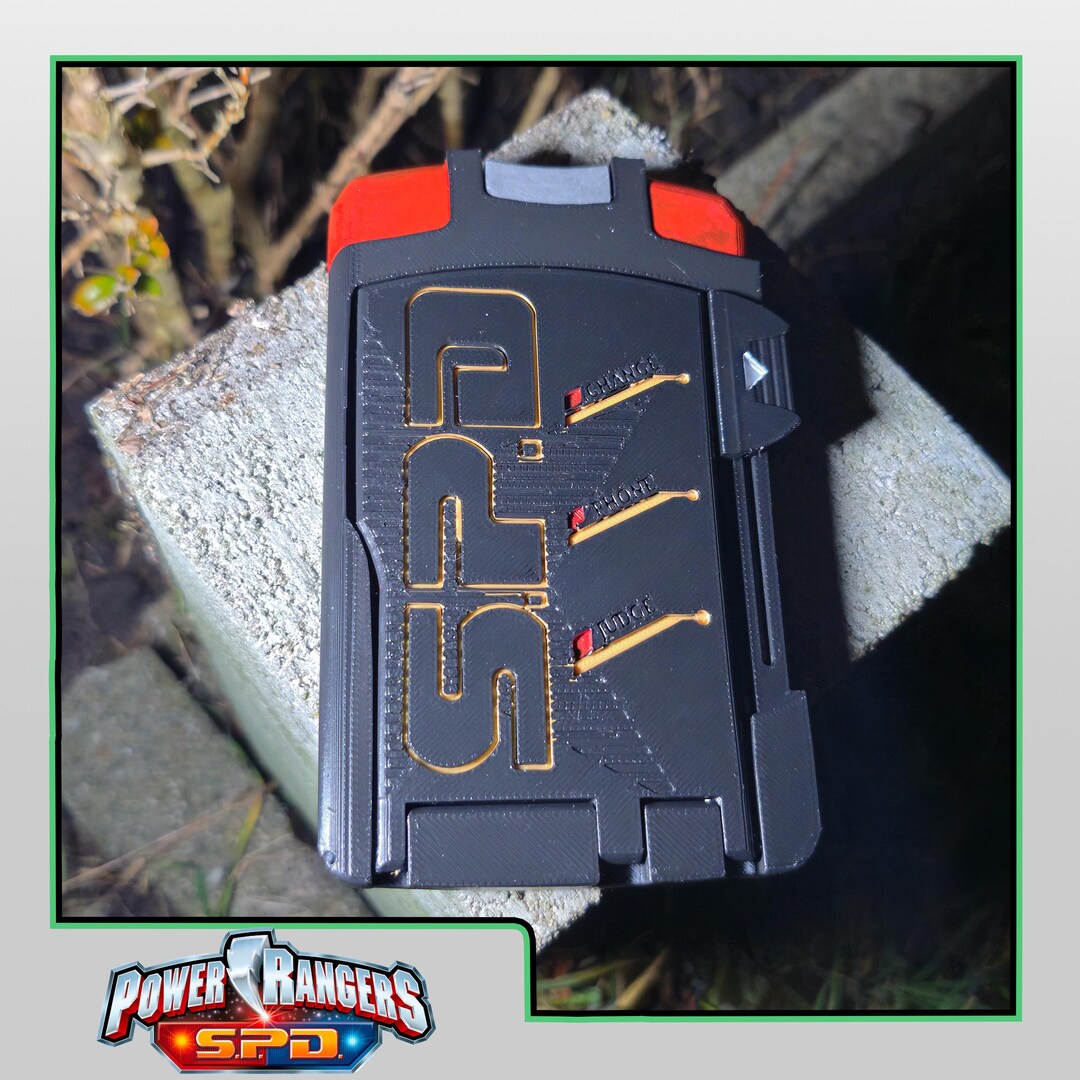 3D Printed Power Rangers S.P.D Patrol Morpher / Dekaranger Master ...