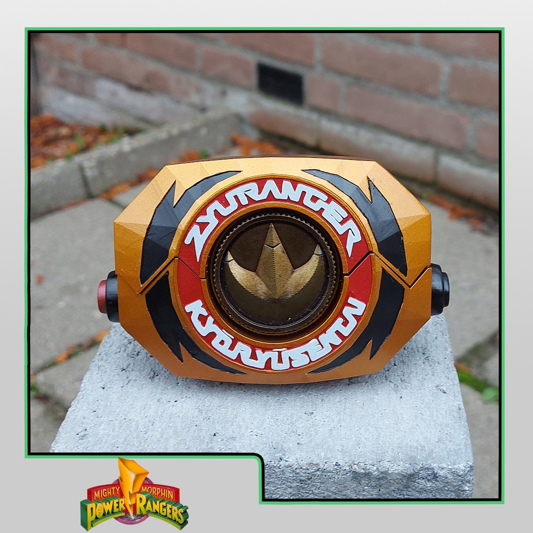 3D Printed & Painted Power Rangers Power Morpher / Zyuranger Dino ...