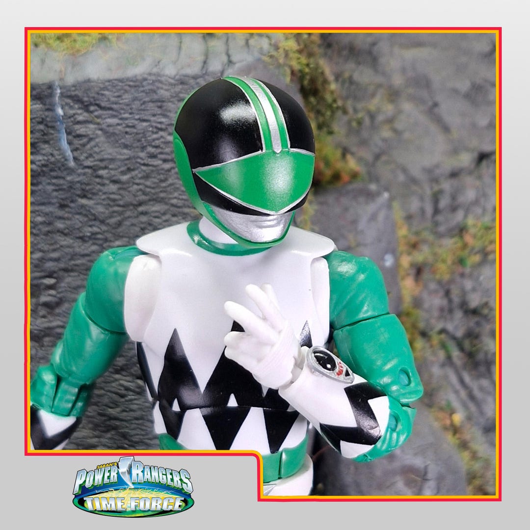 Green Time Force Ranger Helmet | Lightning Collection Accesory | 3D ...