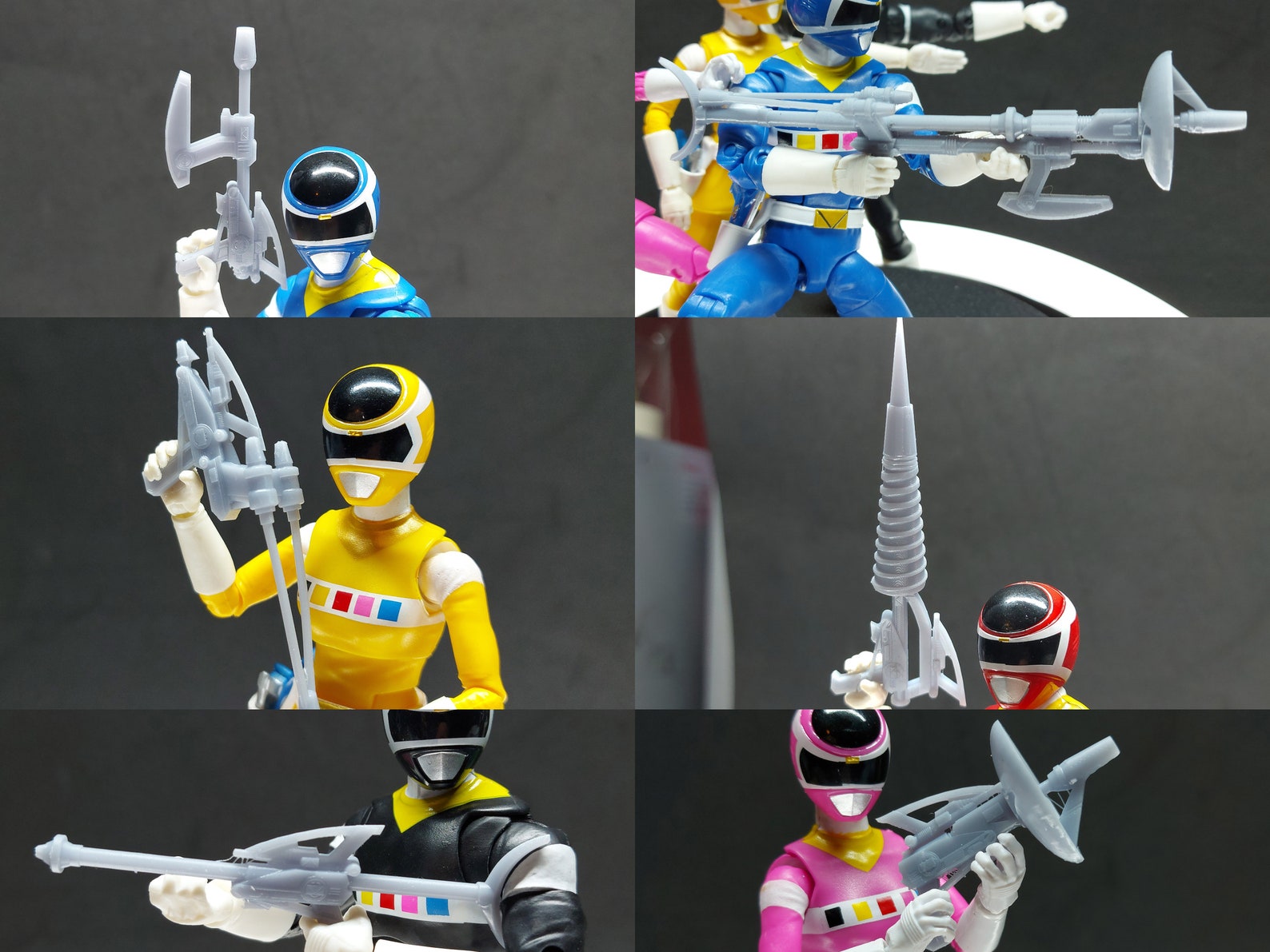 Power Rangers in Space Combined Weapons Quadro Blaster - Etsy