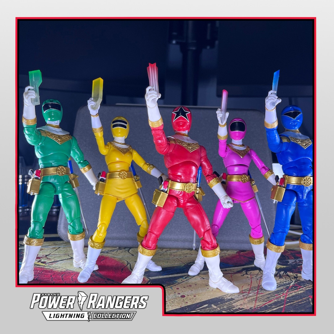 Power Rangers Zeo - Zeo Crystal - Lightning Collection Accessories - Etsy