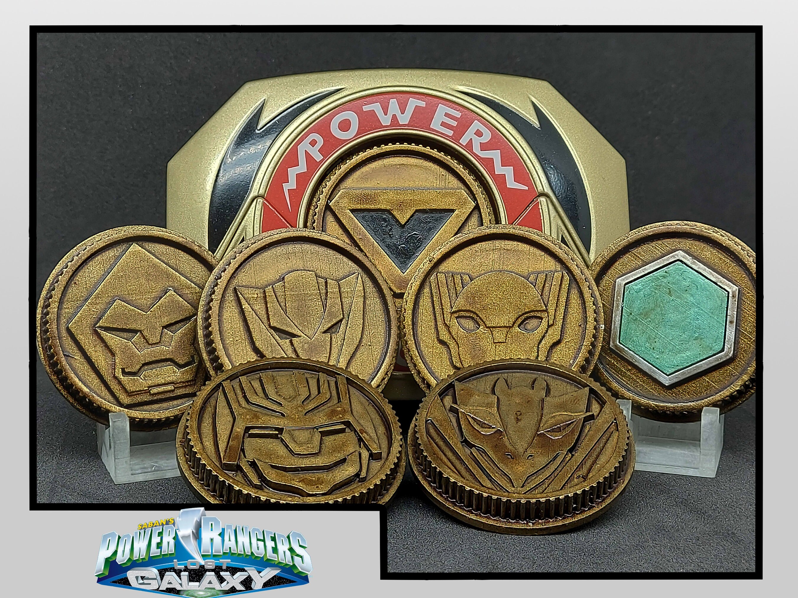 Power Rangers Lost Galaxy Seijuu Sentai Gingaman Power Coins - Etsy
