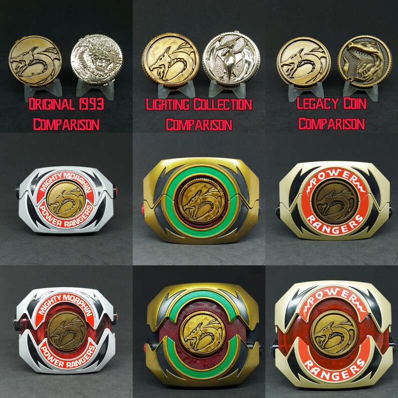 Power Rangers Time Force Mirai Sentai Timeranger Power Coins - Etsy