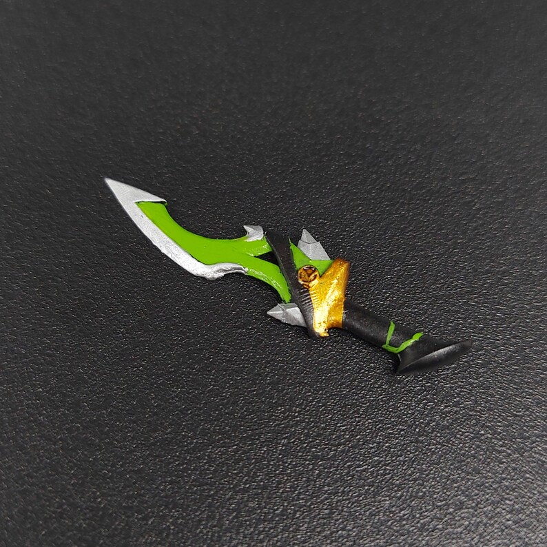 Power Rangers in Space Psycho Green Dagger Lightning - Etsy