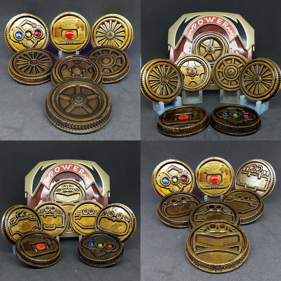 Power Rangers Turbo Gekisou Sentai Carranger Power Coins | Etsy