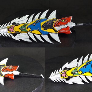 Power Rangers Dino Charge - Zyuden Sentai Kyoryuger - Combined Weapons ...
