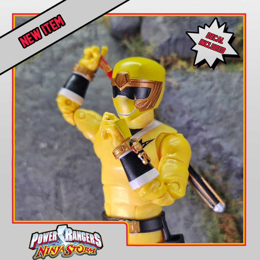 Power Rangers Ninja Storm - Yellow Wind Ranger / Hurricaneger ...