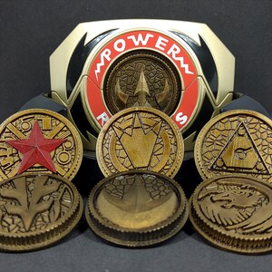 Power Rangers Master Morpher Tommy Oliver Power Coins - Etsy
