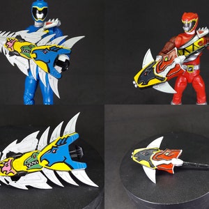 Power Rangers Dino Charge - Zyuden Sentai Kyoryuger - Combined Weapons ...