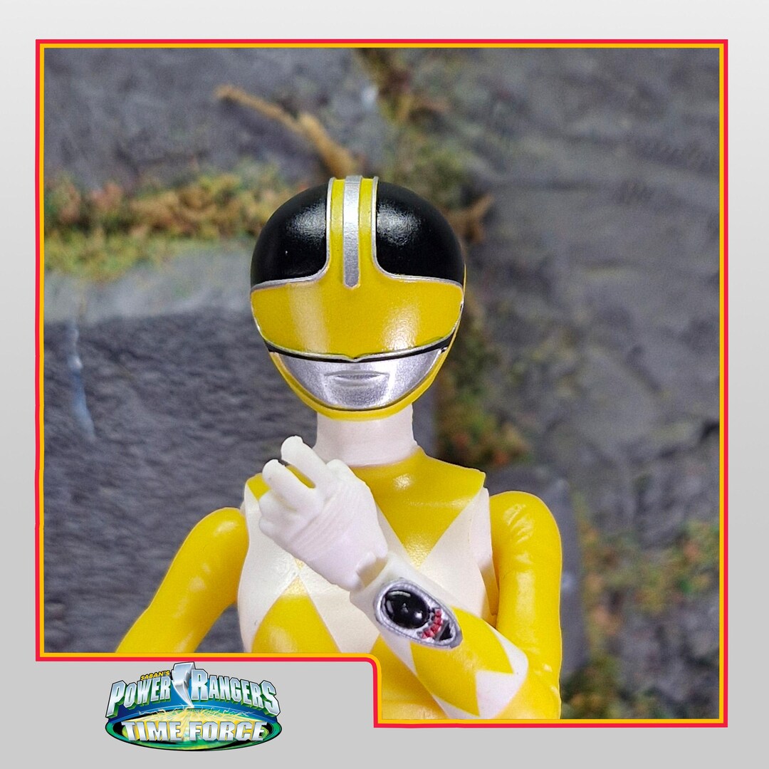 Yellow Time Force Ranger Helmet | Lightning Collection Accesory | 3D ...