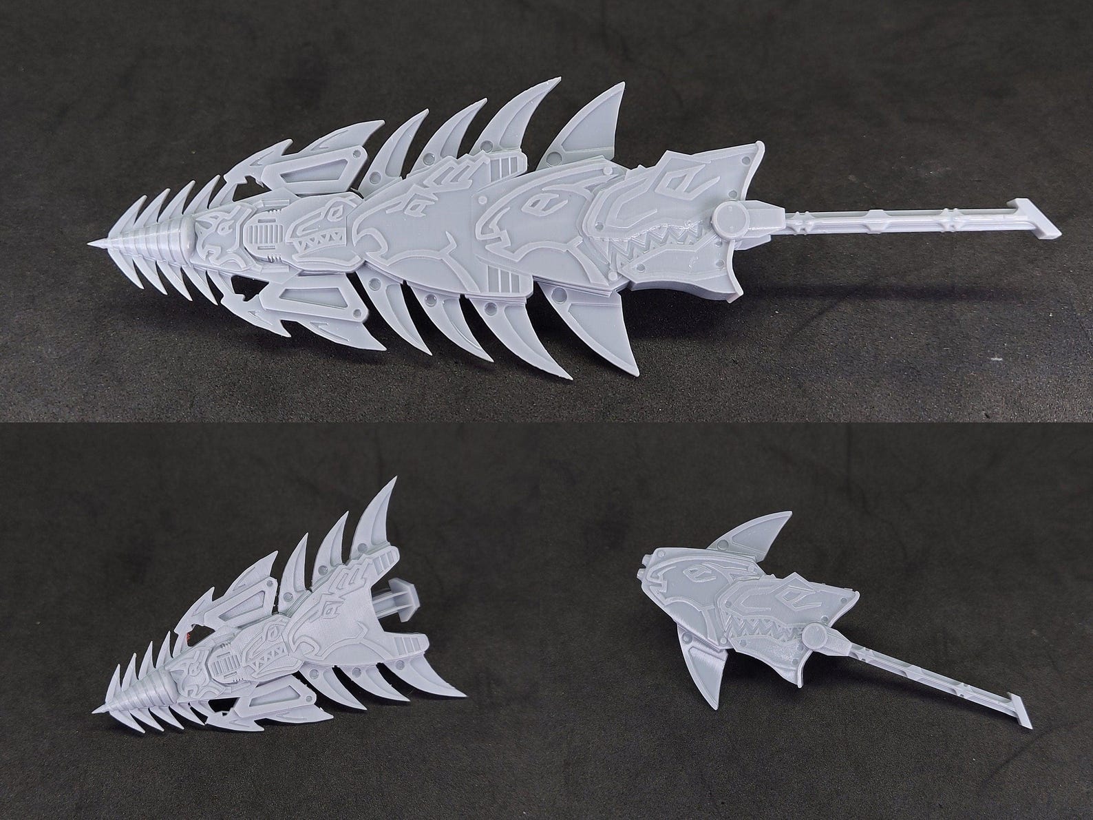 Power Rangers Dino Charge - Zyuden Sentai Kyoryuger - Combined Weapons ...