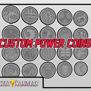 Custom Power Coins [legacy Morpher, 1993 Morpher, Lightning Collection ...