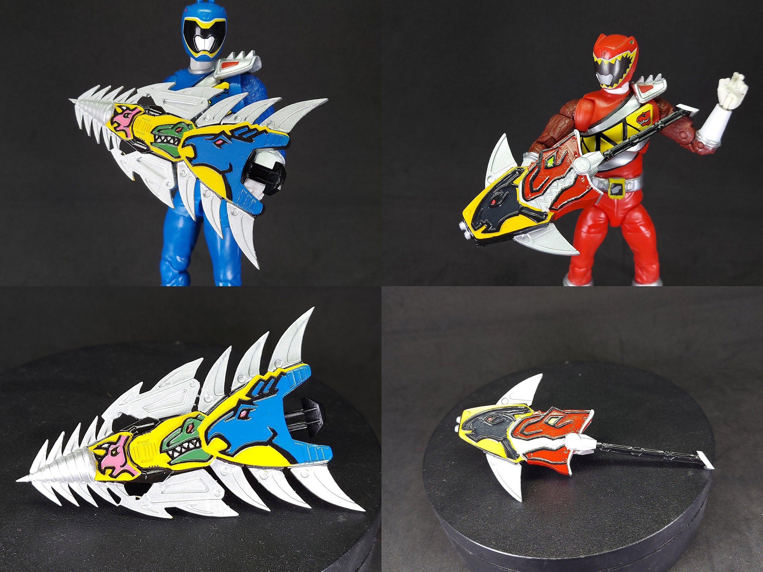 Power Rangers Dino Charge - Zyuden Sentai Kyoryuger - Combined Weapons ...