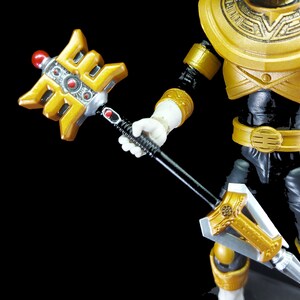 Power Rangers Zeo - Gold Zeo Staff - Lightning Collection Accessories ...
