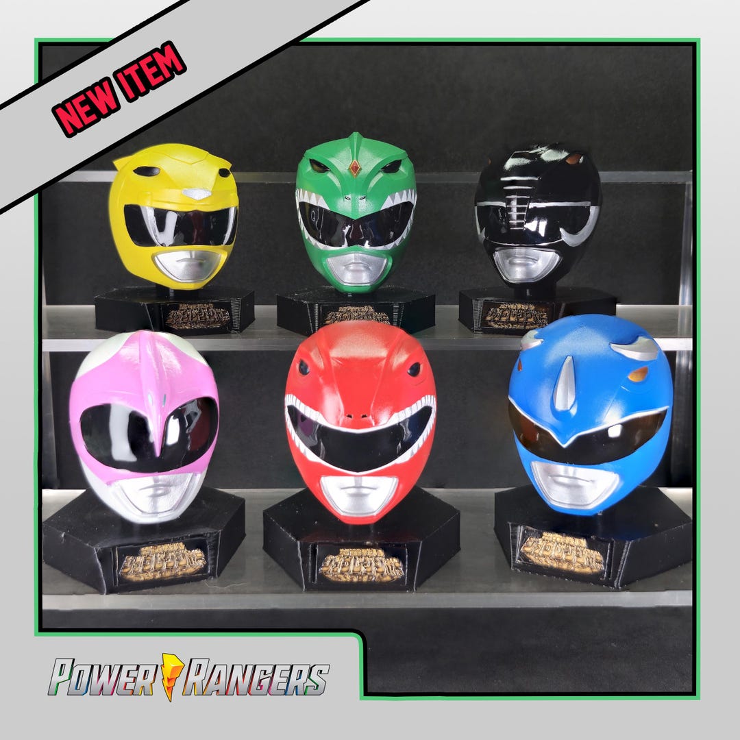 Power Rangers / Super Sentai Helmet Collection Series 1 3D Printed ...