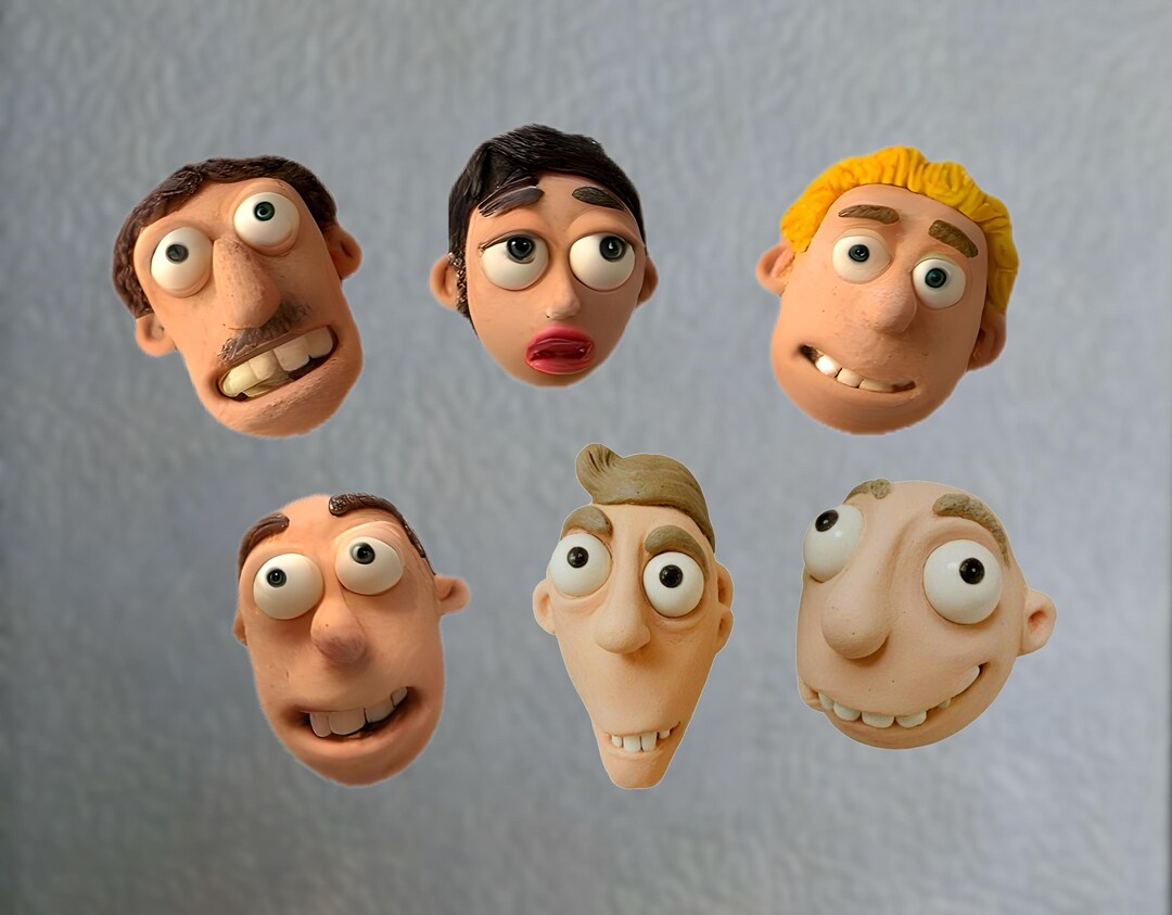 Silly Fridge Magnets - Hand Sculpted - Etsy