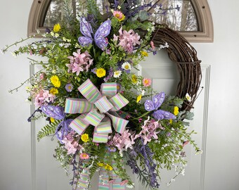 Lilac Door Wreath - Etsy