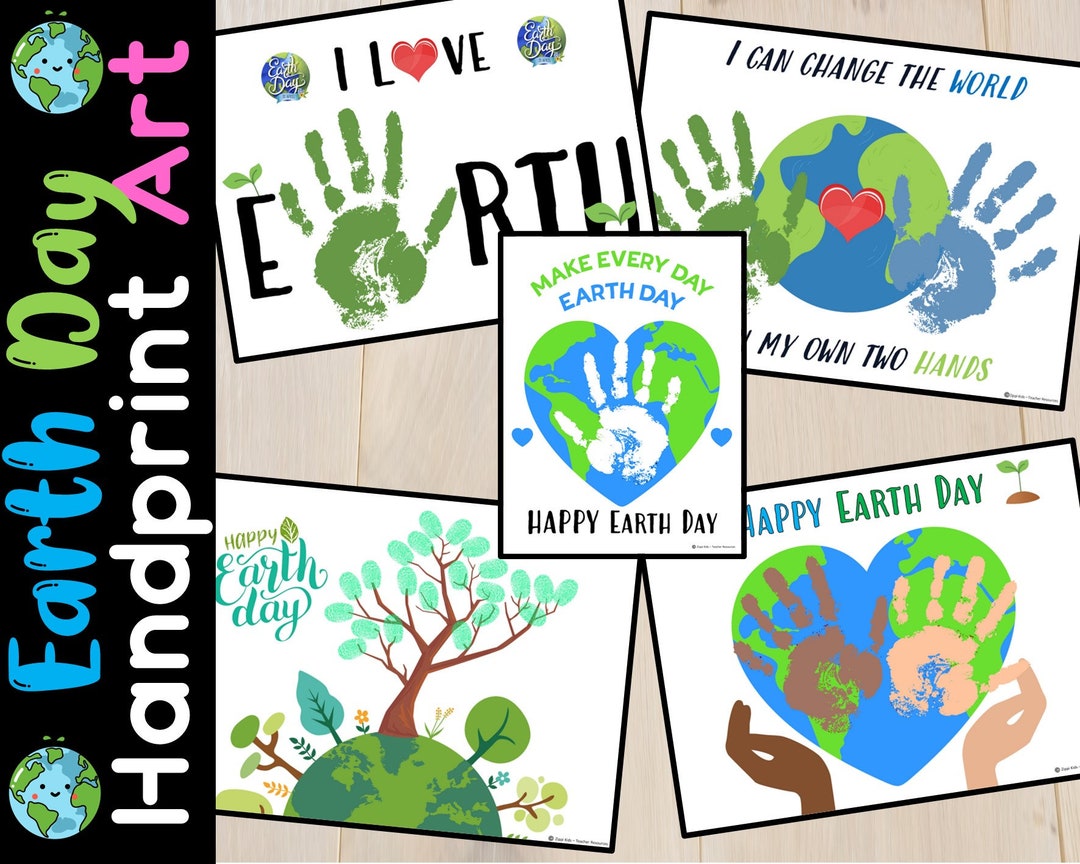 Earth Day Handprint Craft, Earth Day Keepsake, Earth Day Activities ...