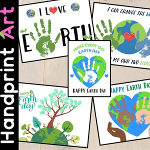 Earth Day Handprint Craft, Earth Day Keepsake, Earth Day Activities ...