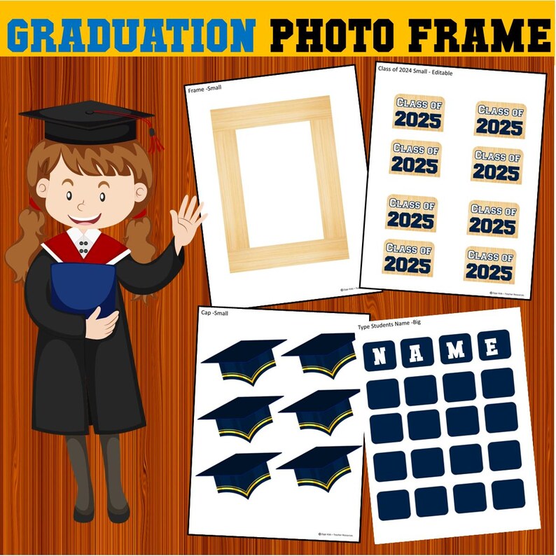 Graduation Craft Picture Frame,class of 2025 ,graduation Bulletin Board ...