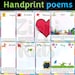 My Handprint Memory Book With Poems Year-long Printable - Etsy