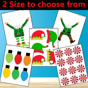 Elf Holiday Door Decor Craft Ideas Activities, Christmas Bulletin Board ...